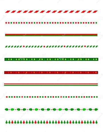 Christmas Border / divider stock vector. Illustration of lights - 16718407