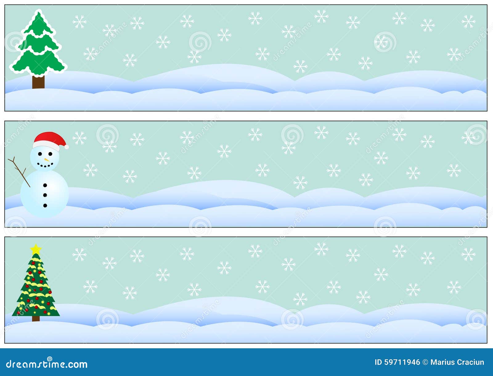 Snow Border Clipart