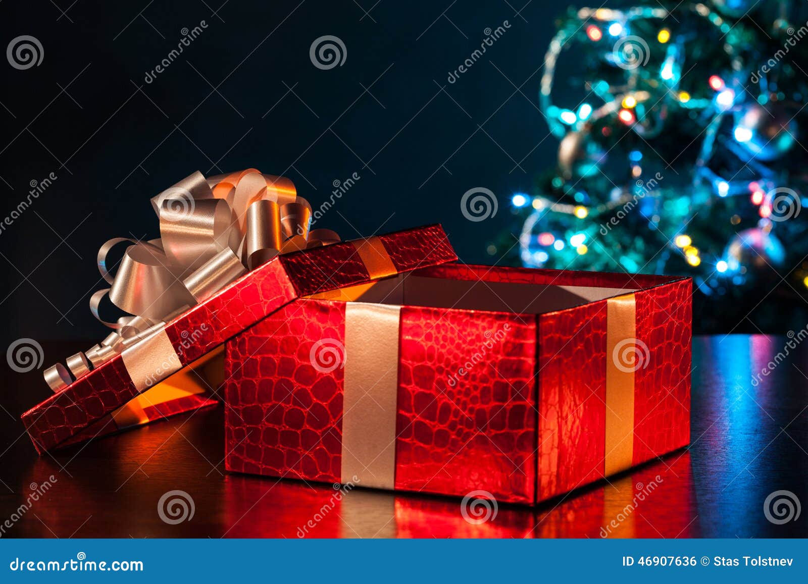 Christmas box stock photo. Image of bump, decorative - 46907636
