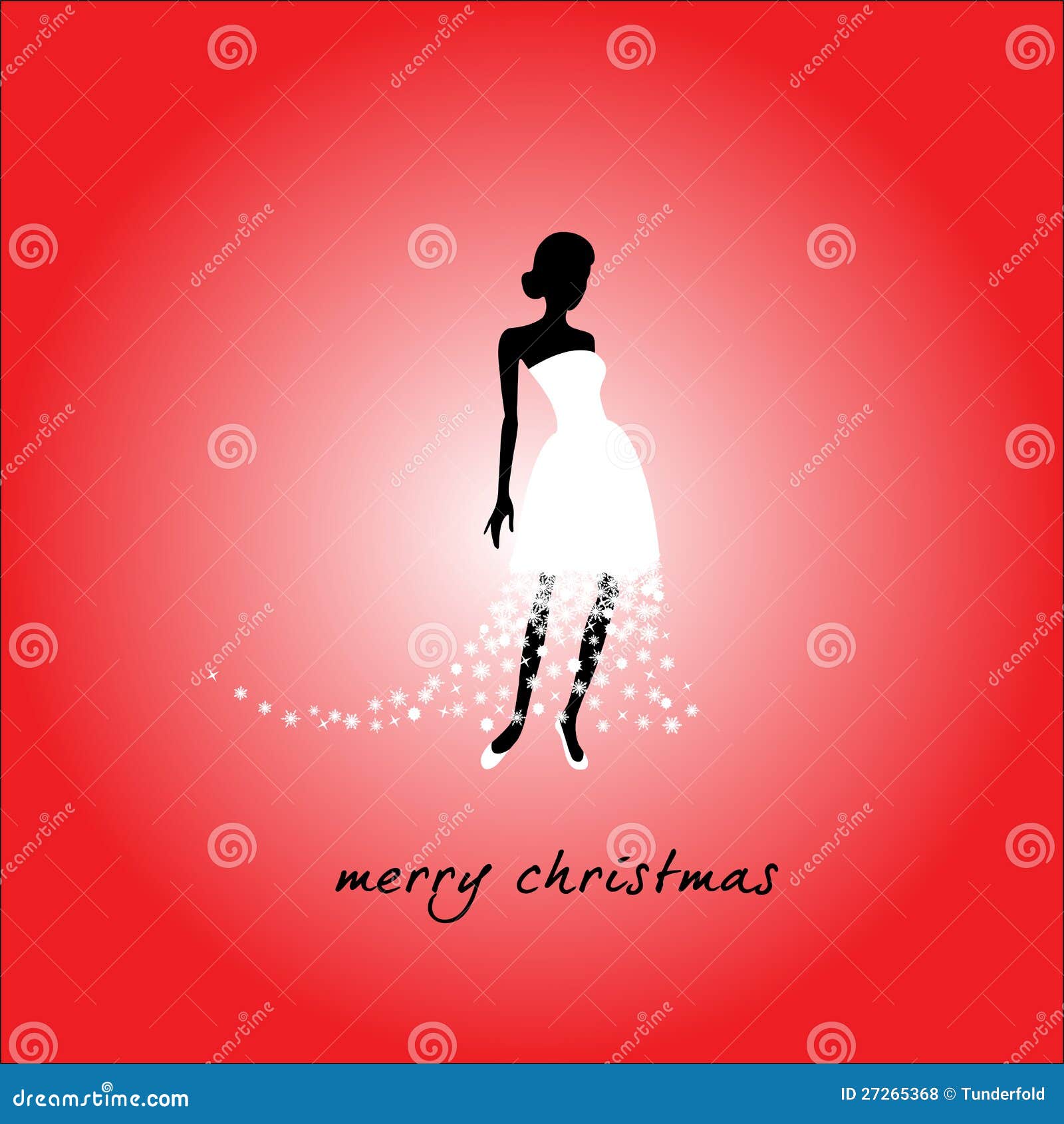 Christmas bride stock illustration. Illustration of merry - 27265368