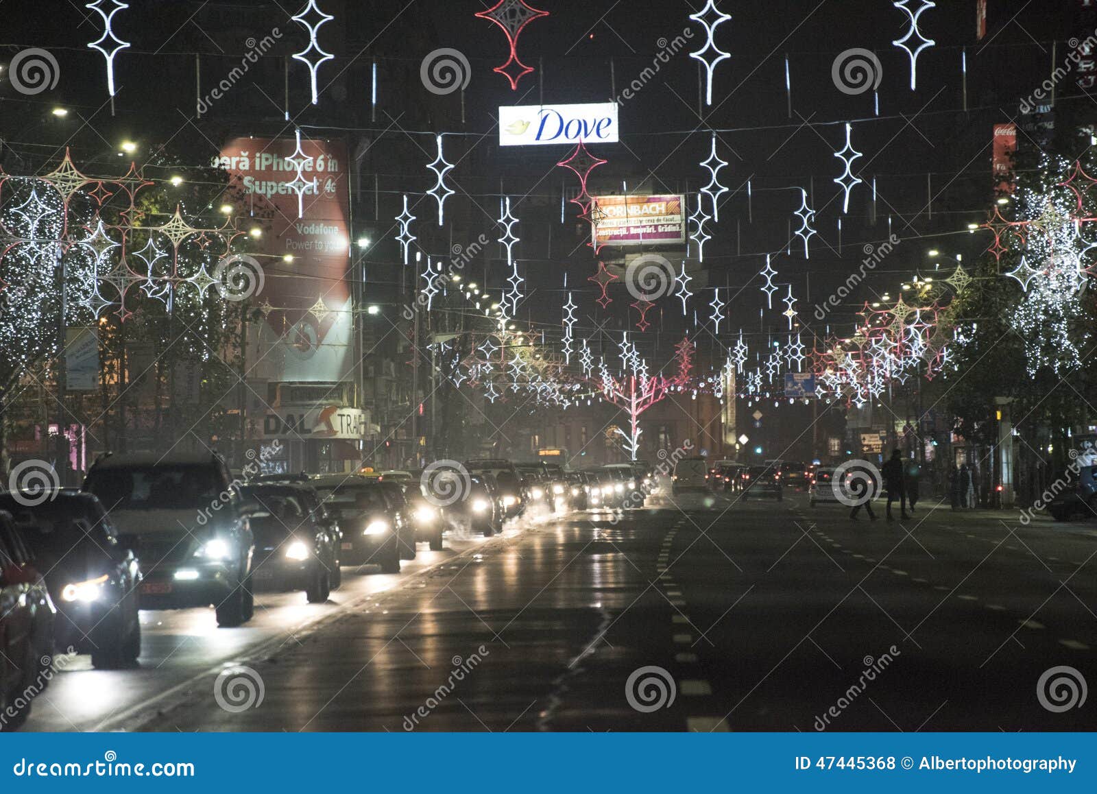 Christmas in Bucharest(2) editorial stock photo. Image of city - 47445368