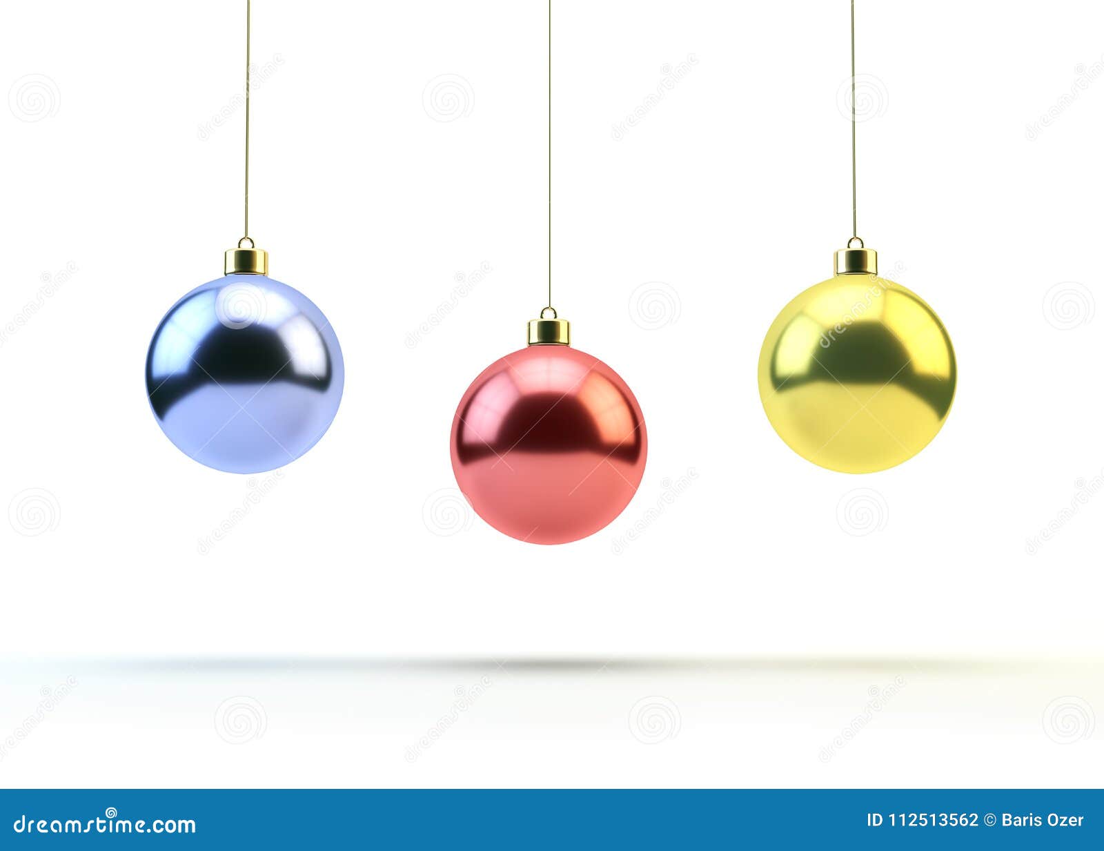 Christmas Bulb 3d Rendering on White Stock Illustration - Illustration ... Christmas Bulb 3d Rendering on White Stock Illustration - Illustration ...