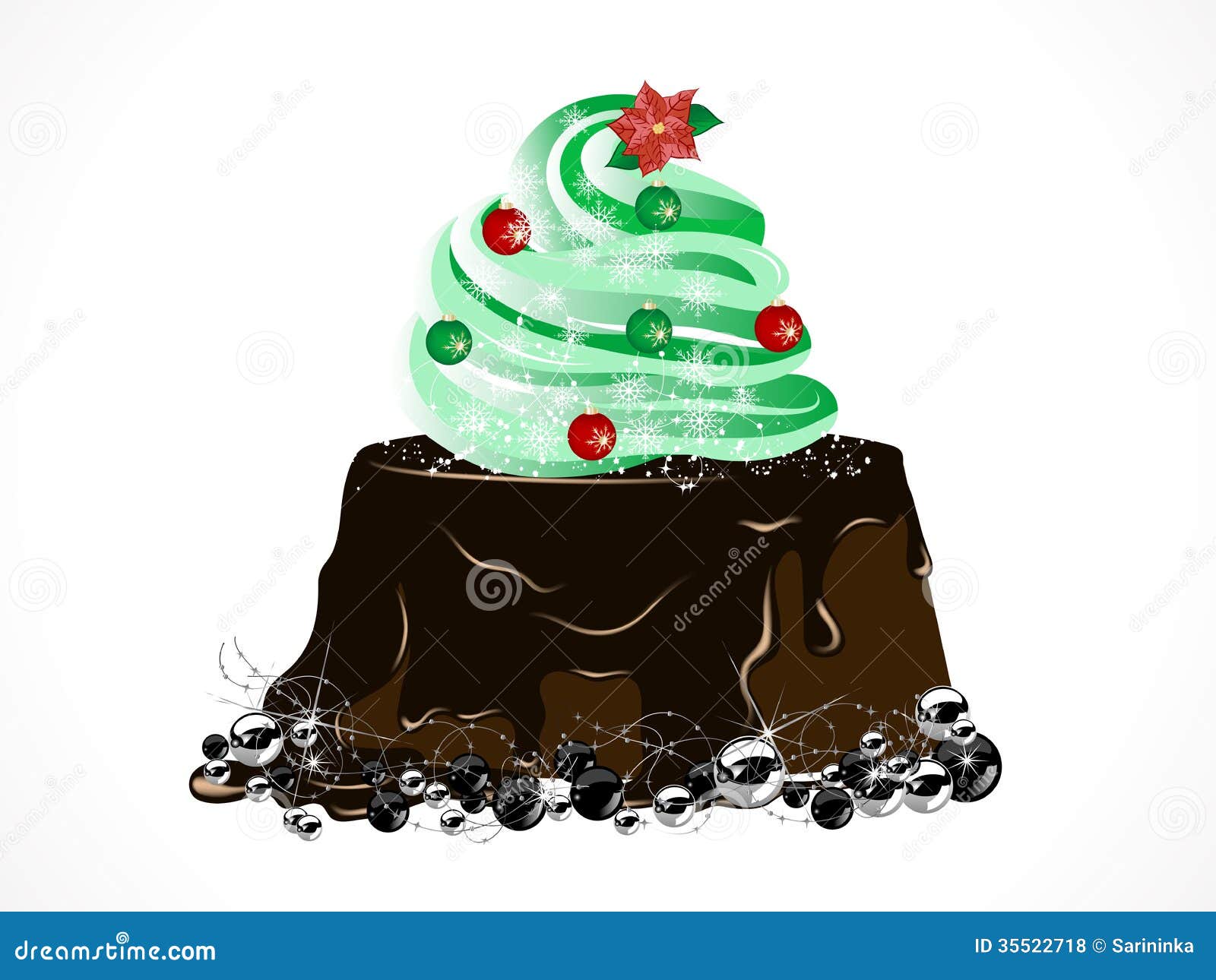 Christmas Cake Stock Illustrations – 9,392 Christmas Cake Stock ...