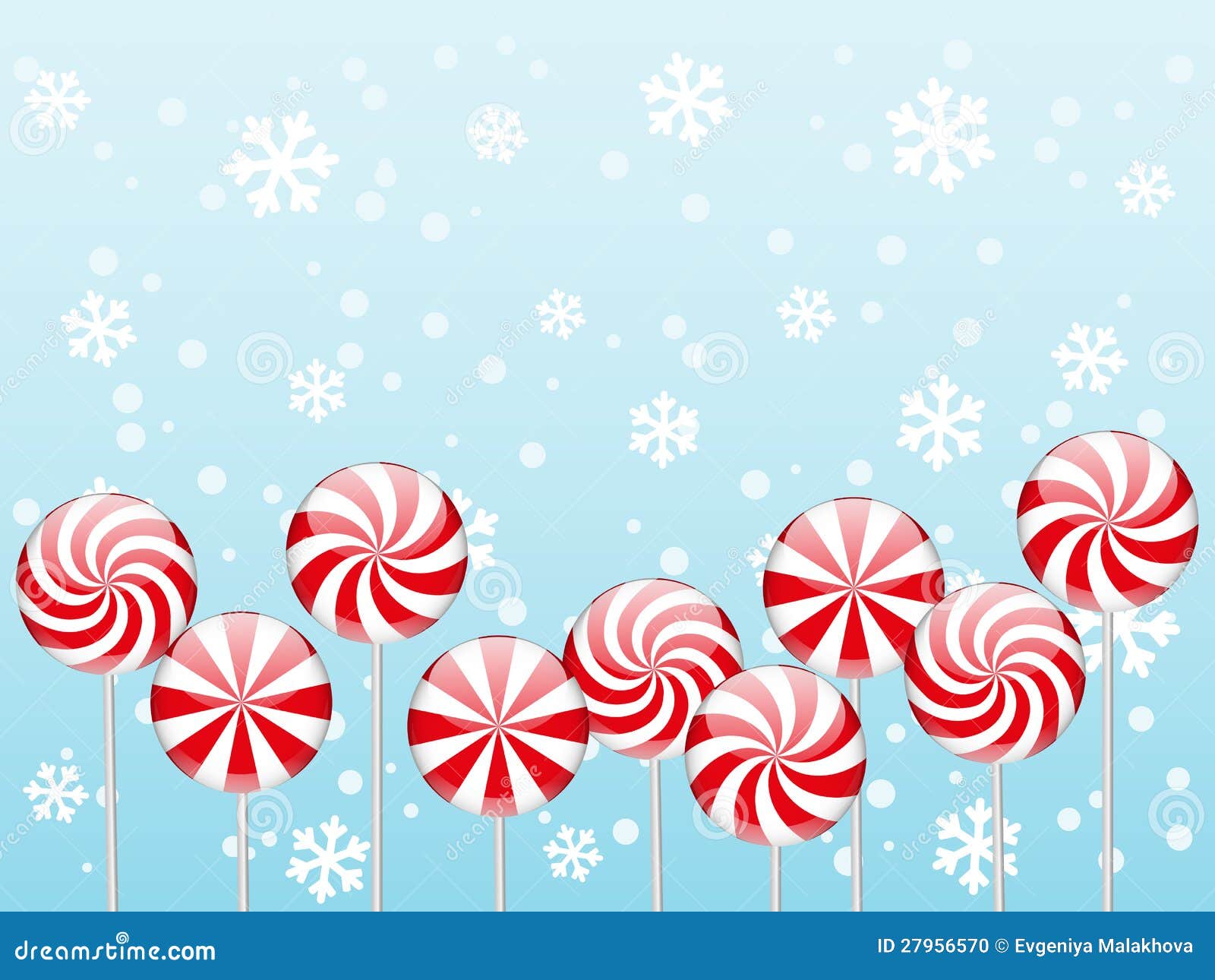 Christmas candies border stock vector. Illustration of gift - 27956570