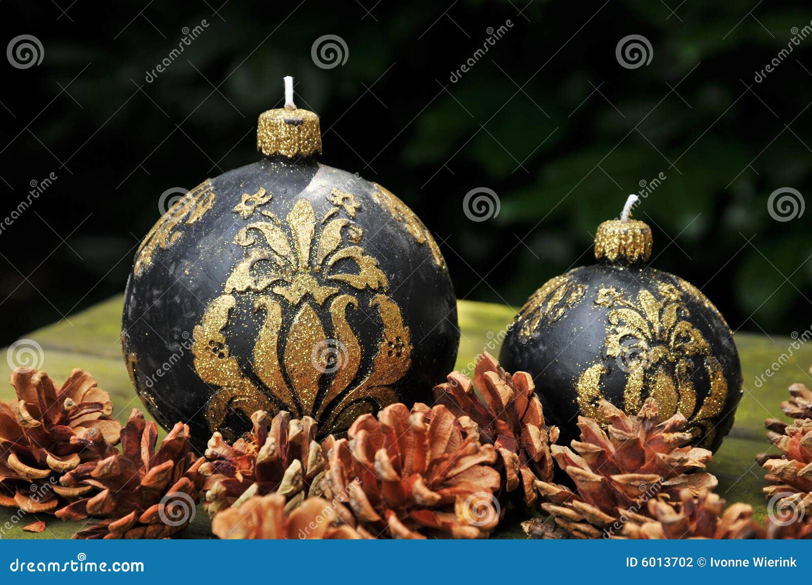 Christmas candles stock photo. Image of winter, pattern - 6013702