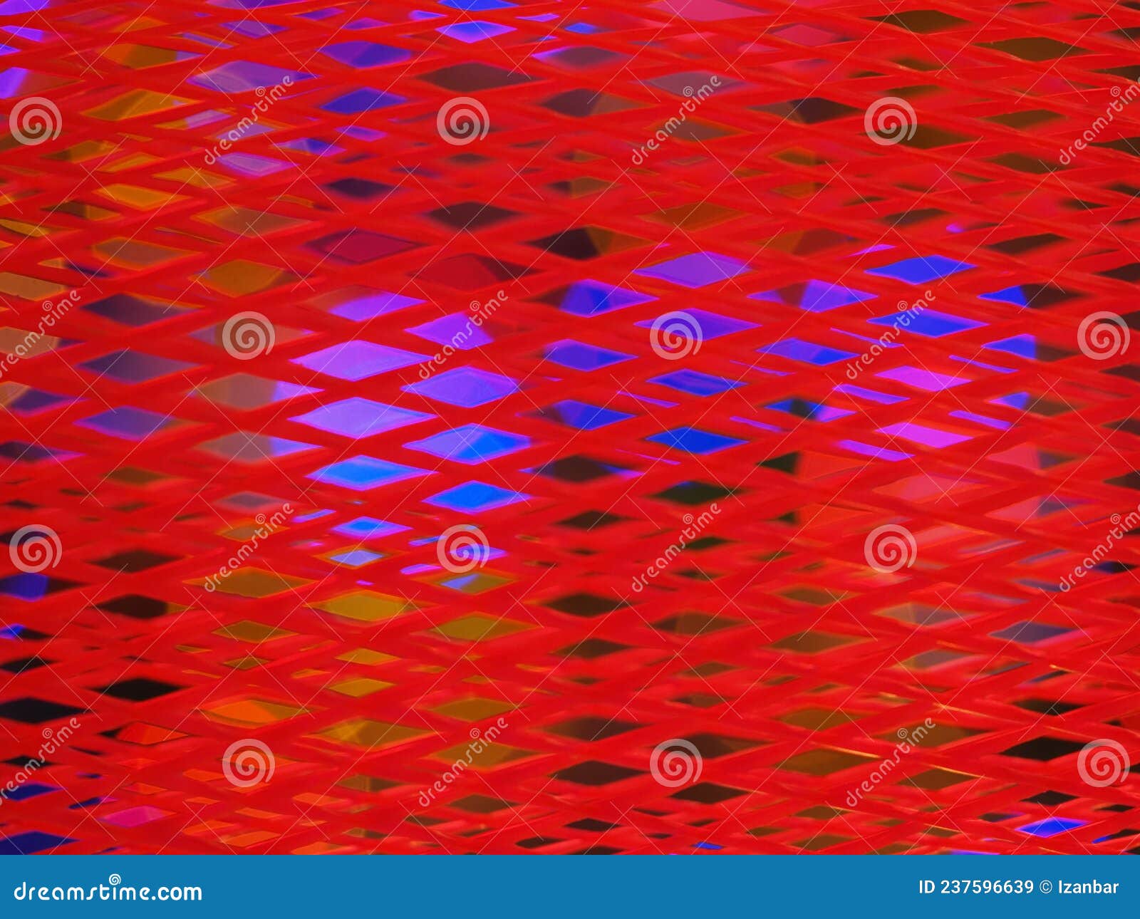 Christmas Candles on the Table Inside Red Platic Net Stock Image ...