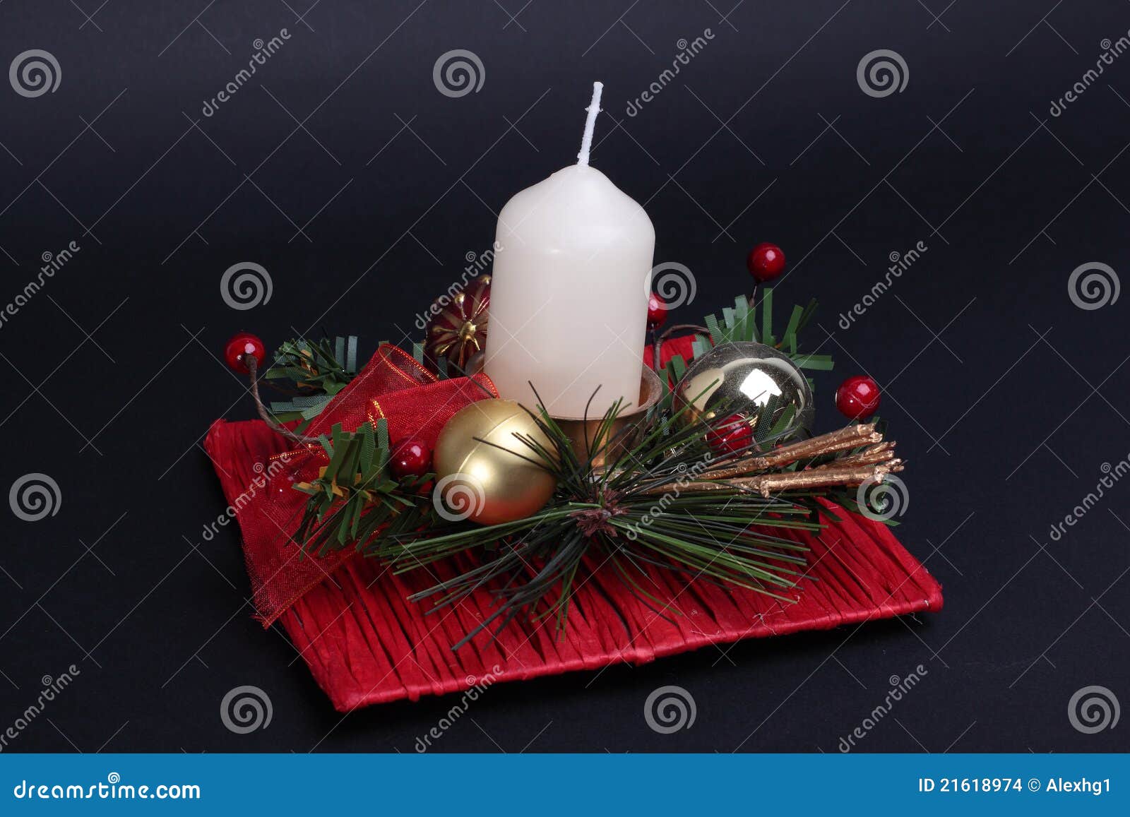 Christmas candlestick stock photo. Image of celebration - 21618974