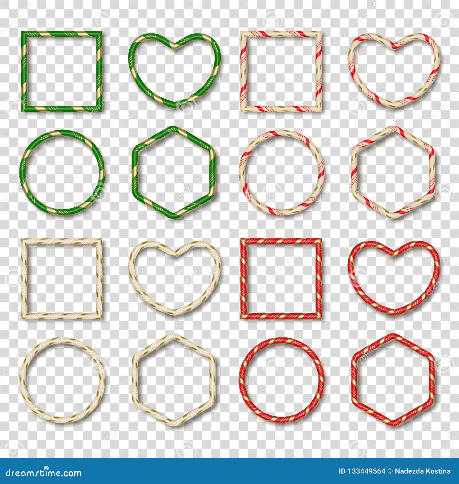 Candy Borders Frames stock vector. Illustration of decor - 133449564