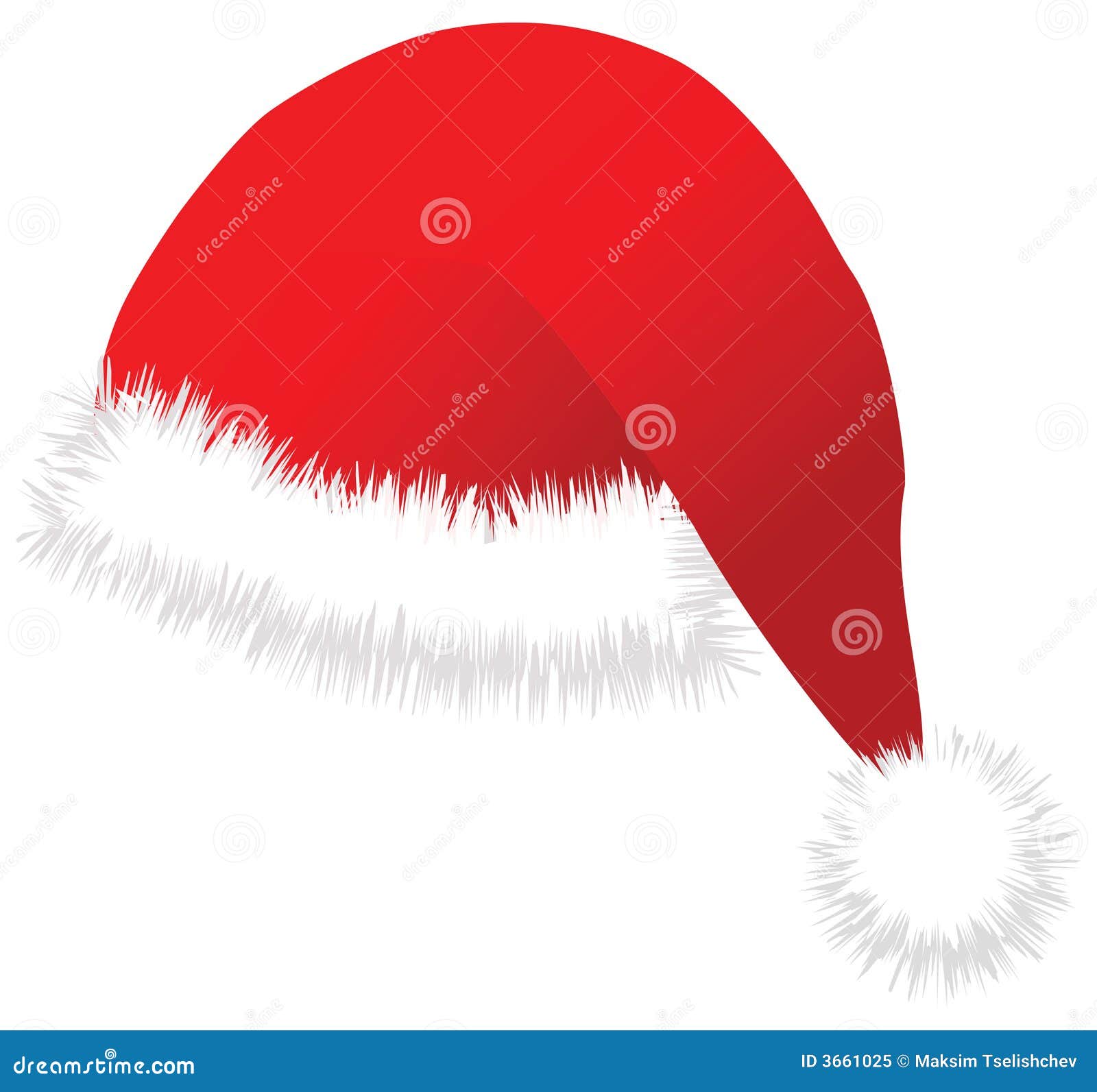 Christmas cap vector image stock vector. Illustration of winter - 3661025