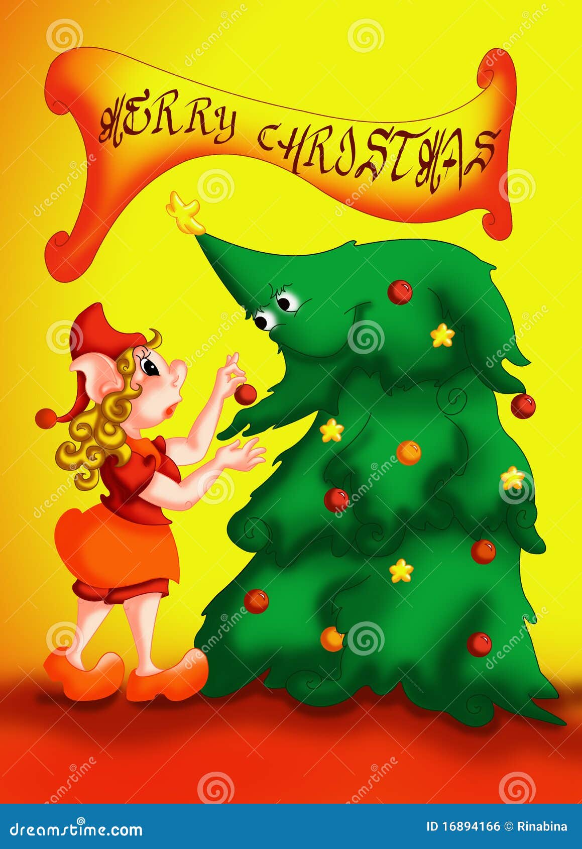 Christmas card 10 stock illustration. Illustration of happiness - 16894166