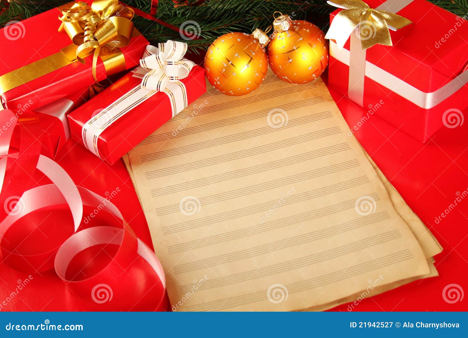Christmas Card stock image. Image of season, note, present - 21942527