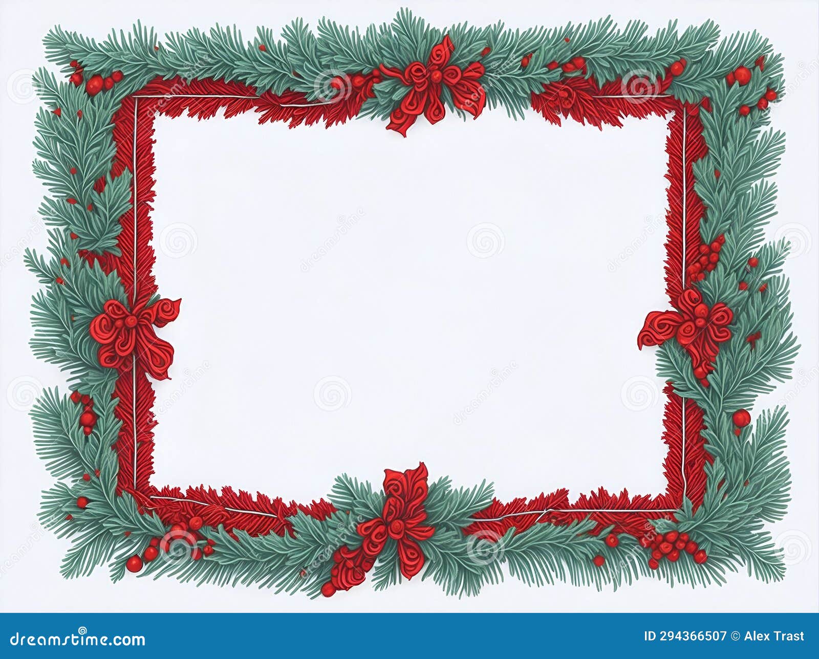 Christmas Card Frame stock illustration. Illustration of wishes - 294366507