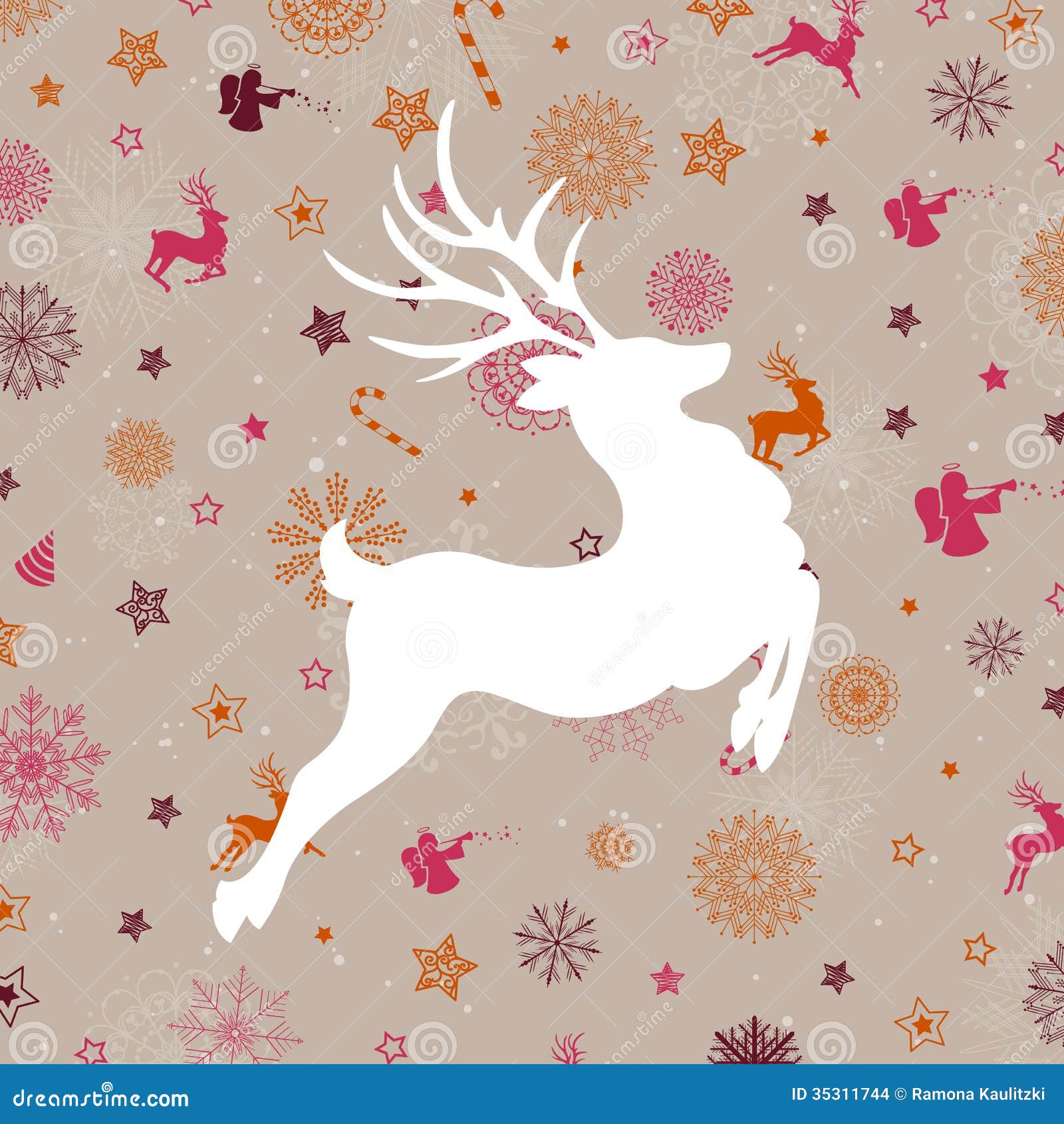 Christmas card stock illustration. Illustration of graphic - 35311744