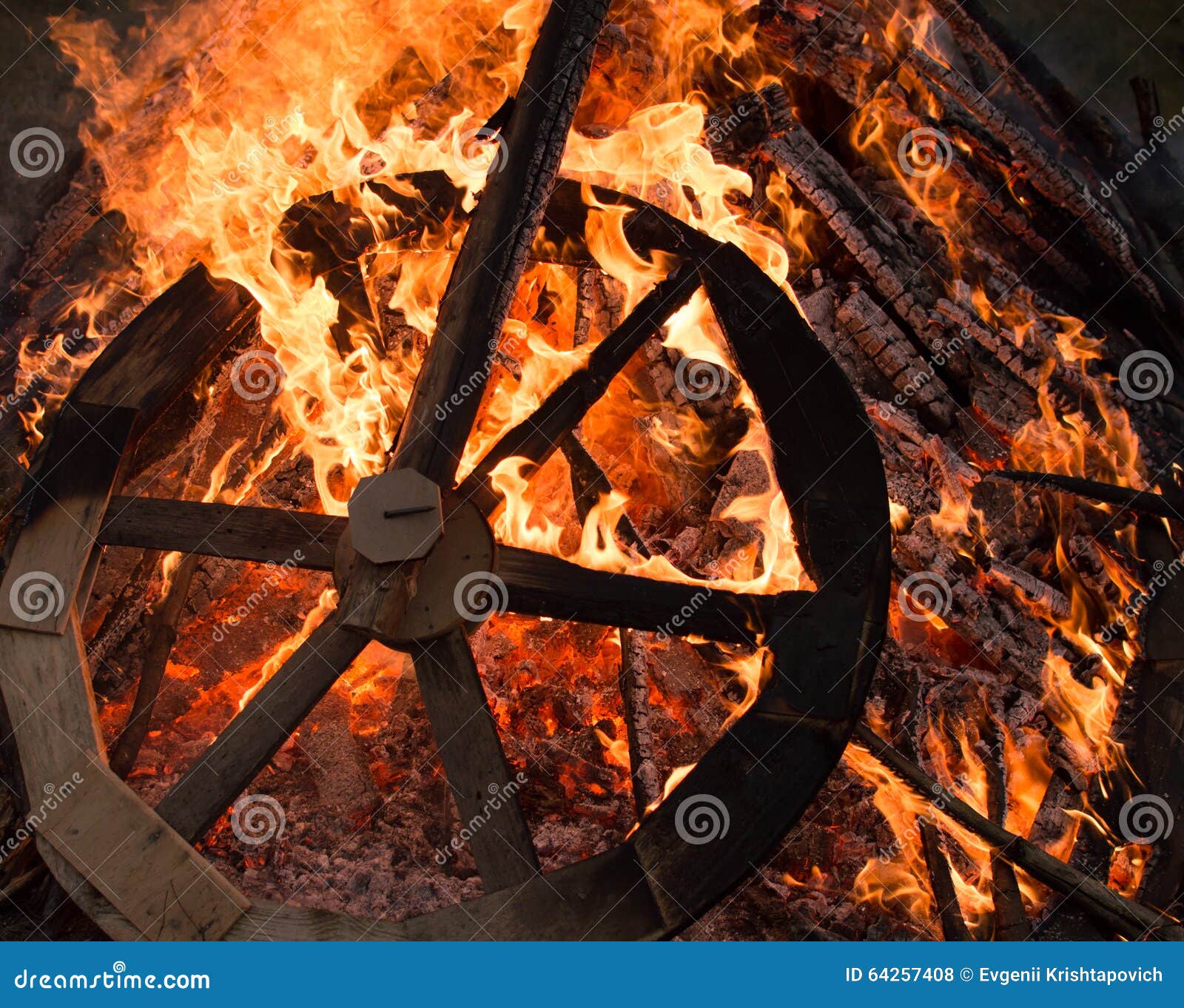Burning Wheel Stock Image | CartoonDealer.com #36378655