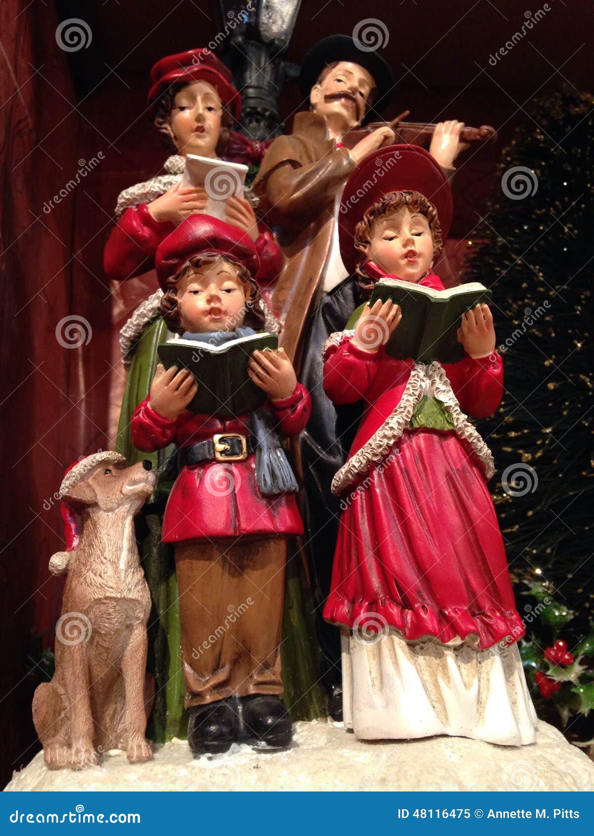 Christmas carolers stock image. Image of christmas, carolers - 48116475