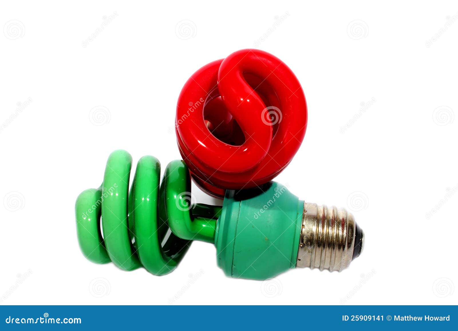 Christmas CFL Bulbs stock image. Image of celebrate, decorate - 25909141