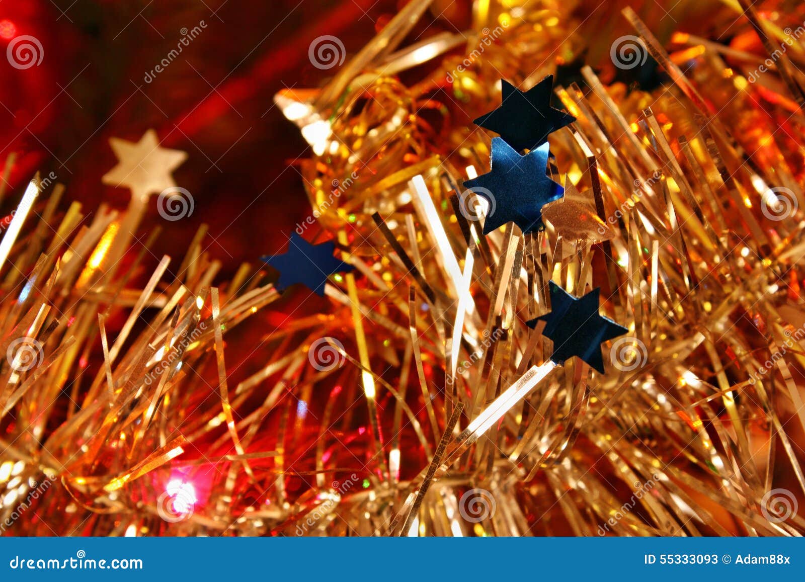 Christmas chain stock image. Image of closeup, chain - 55333093