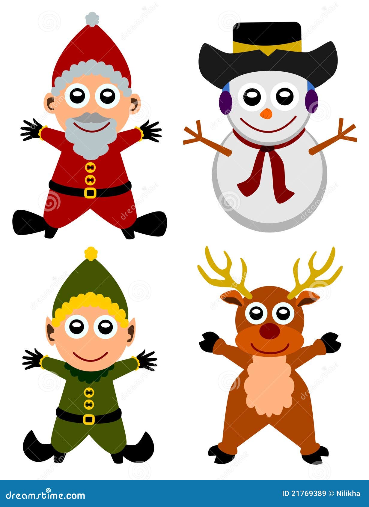 Christmas Characters Picture. Image: 21769389