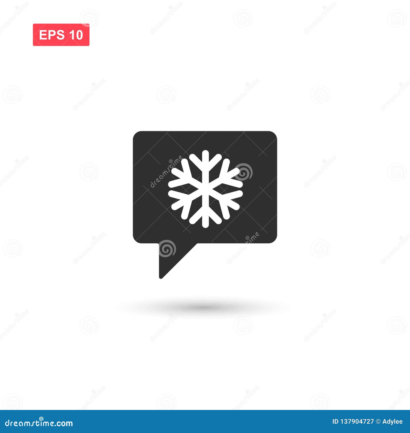 Christmas Chat Message Icon Vector Design Isolated Stock Vector ...