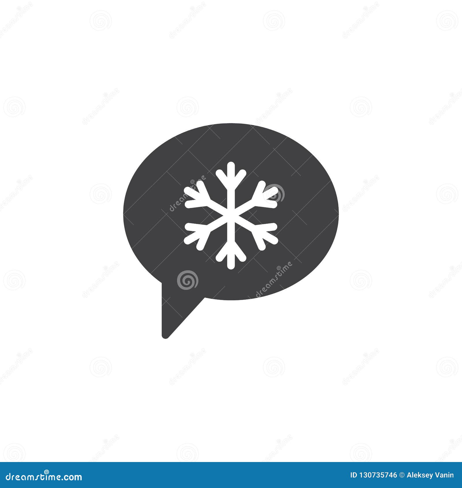 Christmas Chat Message Vector Icon Stock Vector - Illustration of ...