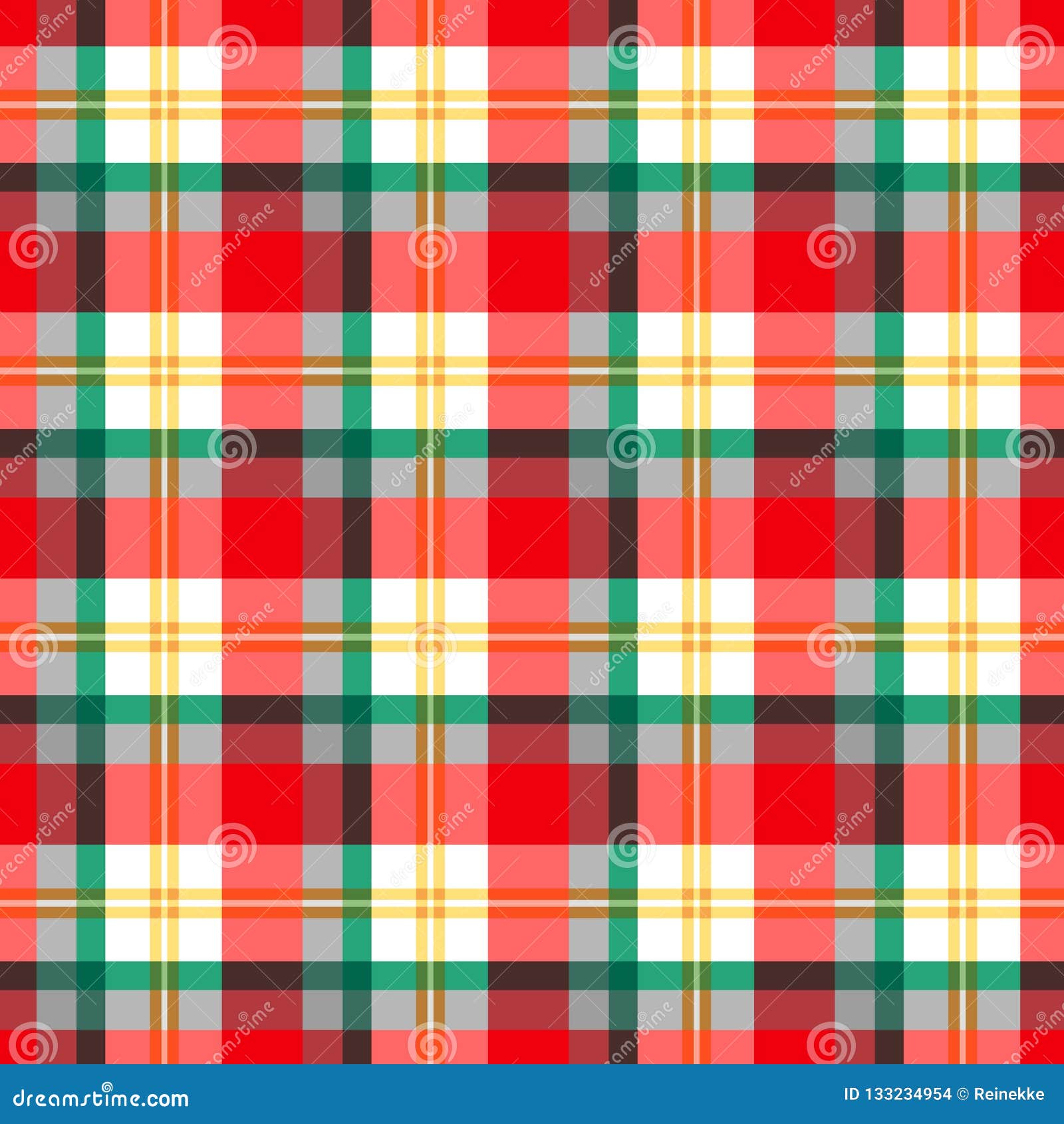 Christmas Checkered Pattern Stock Vector - Illustration of trendy ...