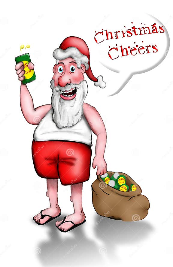 Christmas Cheers stock illustration. Illustration of happy - 154839