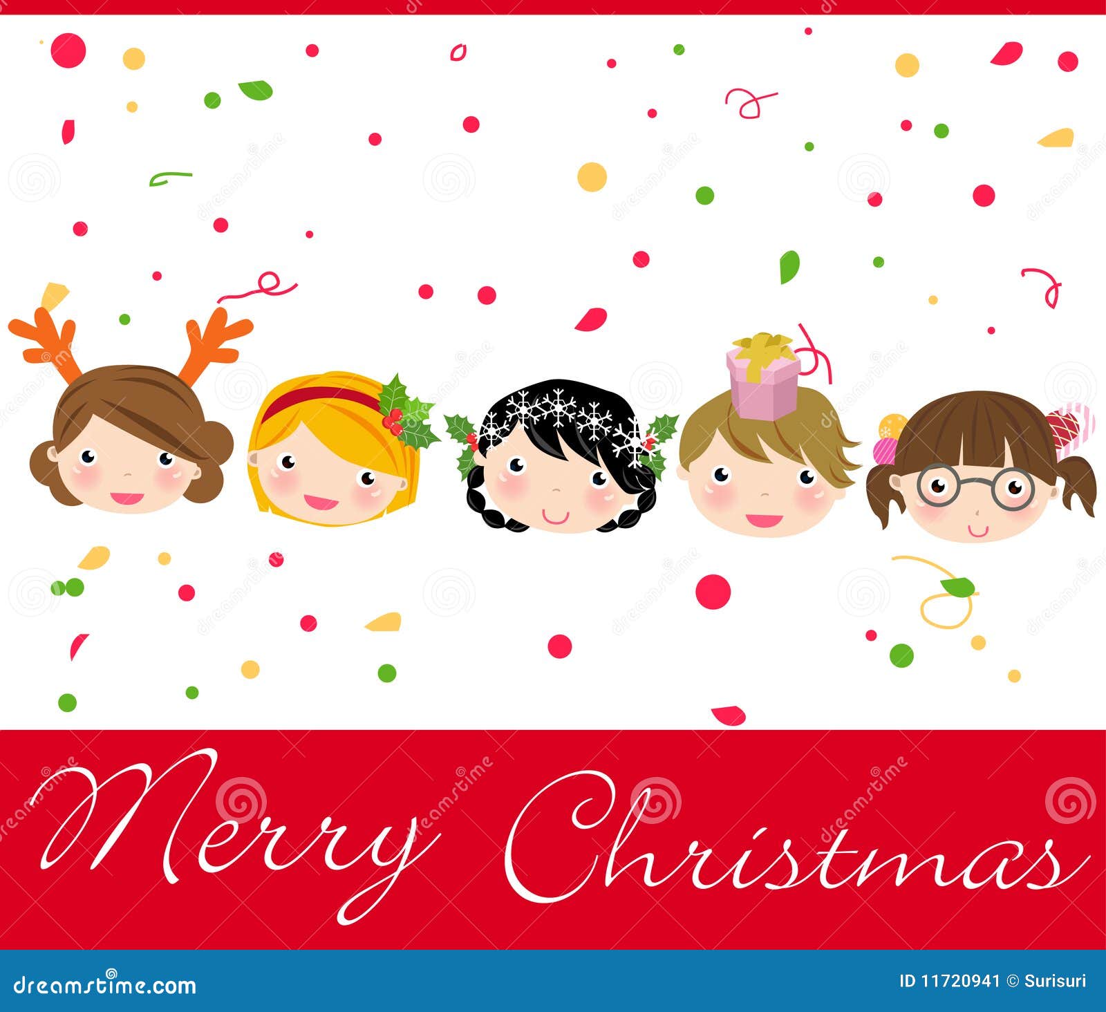 Christmas children stock vector. Illustration of child - 11720941