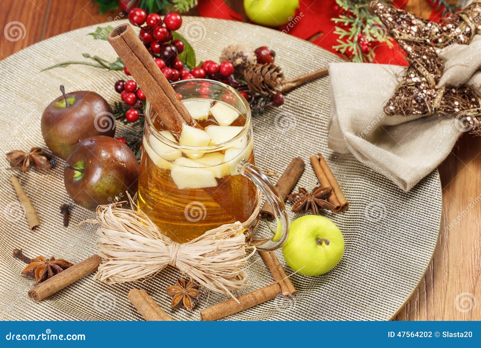 Christmas cider stock photo. Image of decoration, anise - 47564202