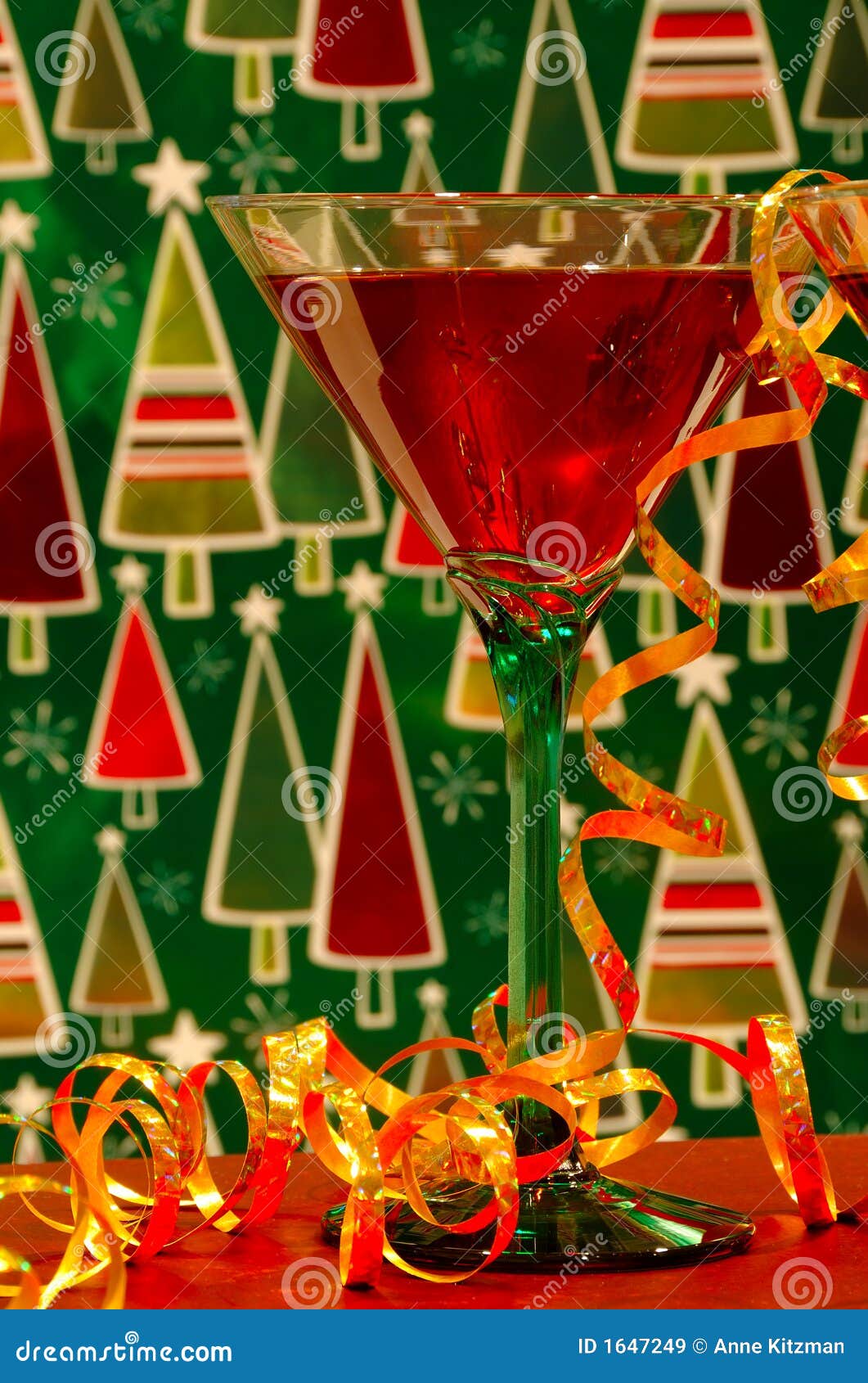 Christmas Cocktails stock image. Image of beverage, glass - 1647249
