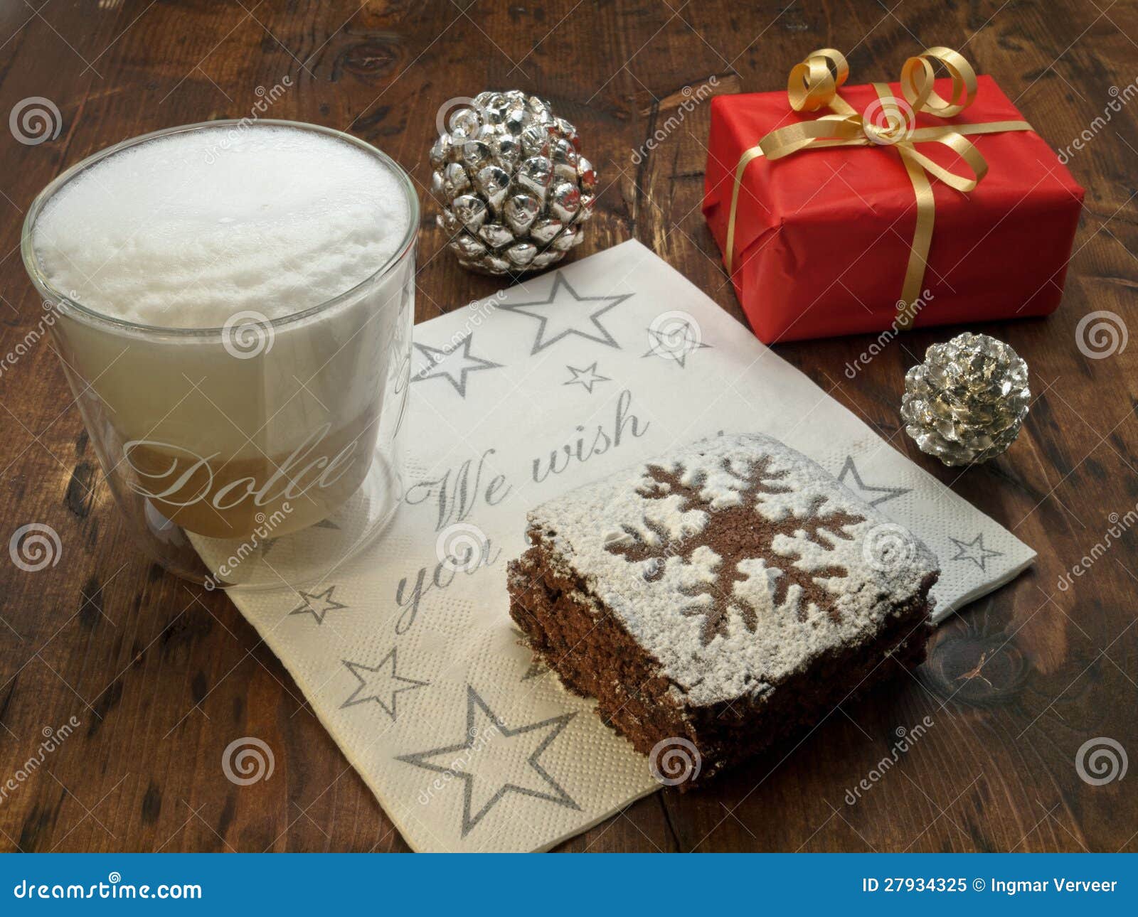 Christmas coffe break stock image. Image of pattern, chocolate - 27934325