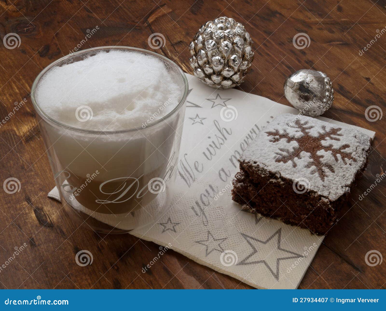 Christmas coffe break stock image. Image of powdered - 27934407