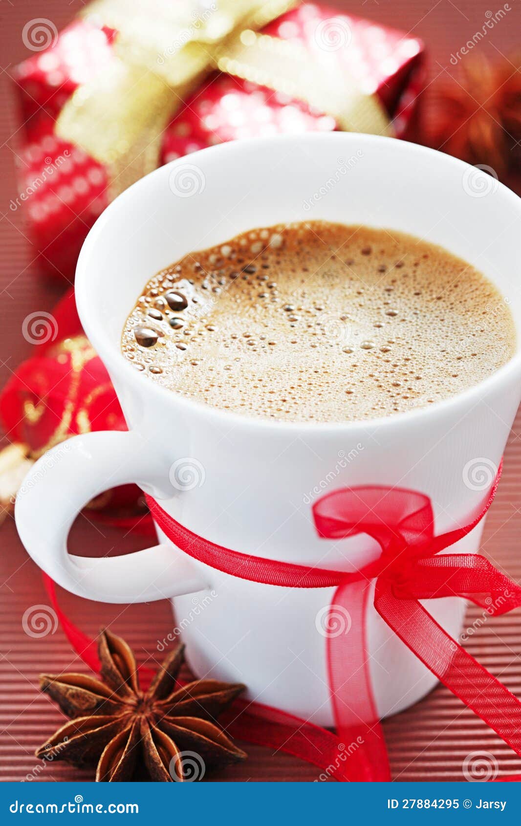 Christmas coffee stock image. Image of christmas, drink - 27884295