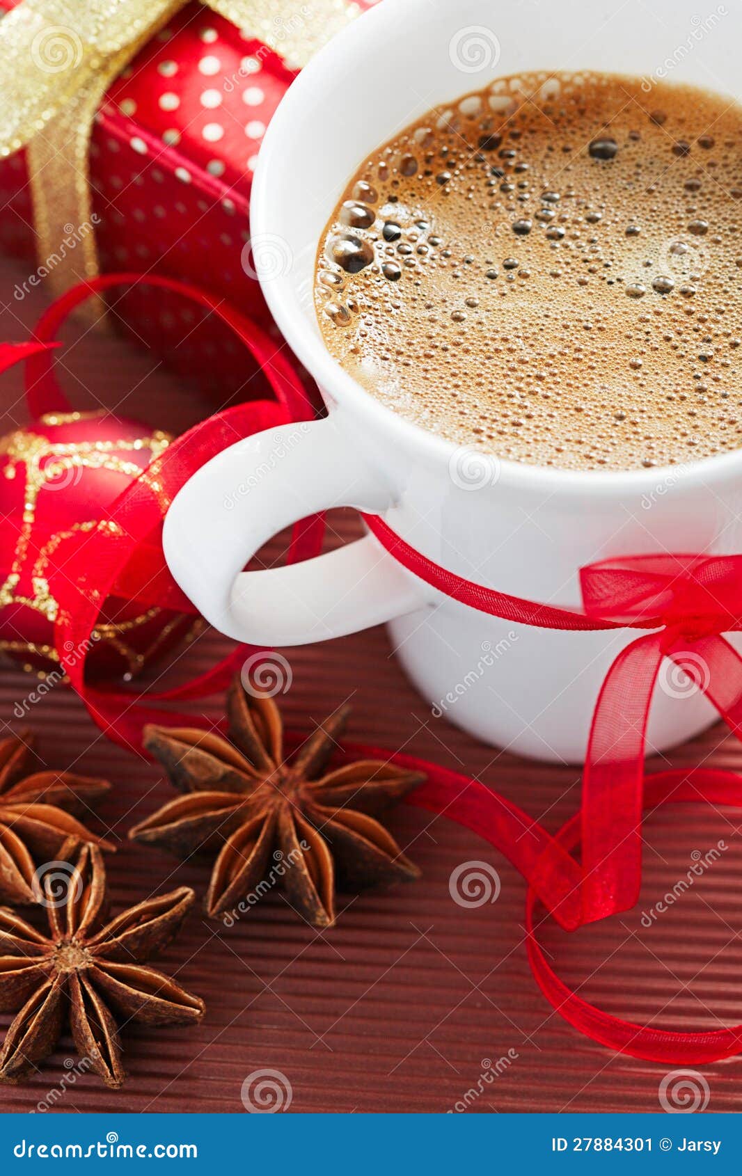 Christmas coffee stock image. Image of festive, delicious - 27884301