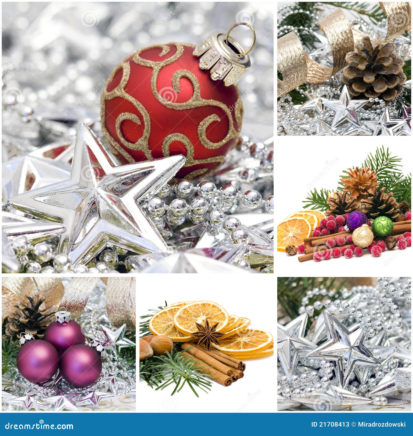 Christmas collage stock image. Image of glass, luxury - 21708413