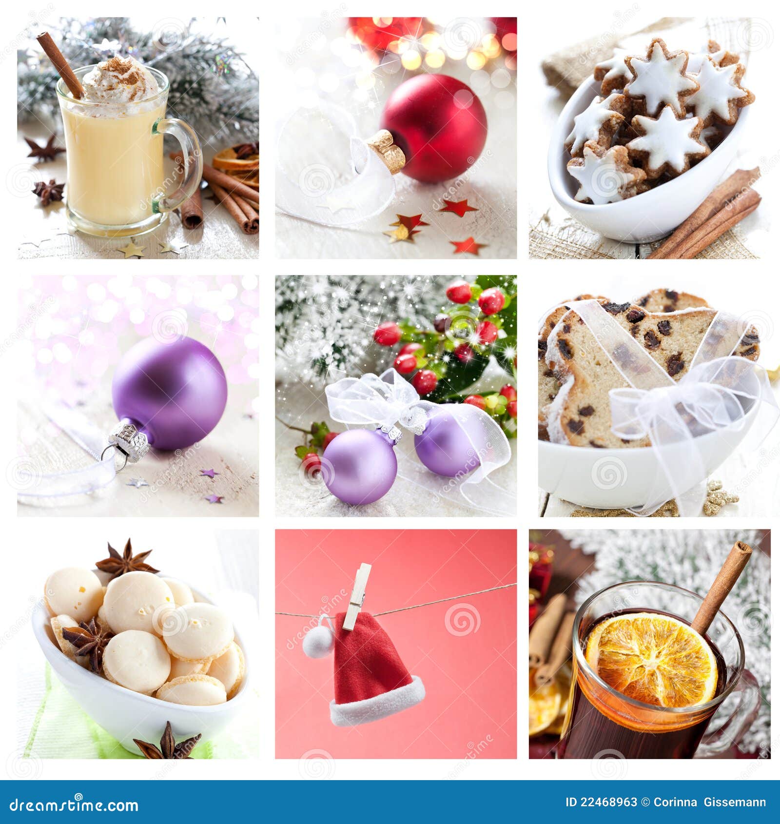 Christmas collage stock image. Image of baked, grog, holidays - 22468963