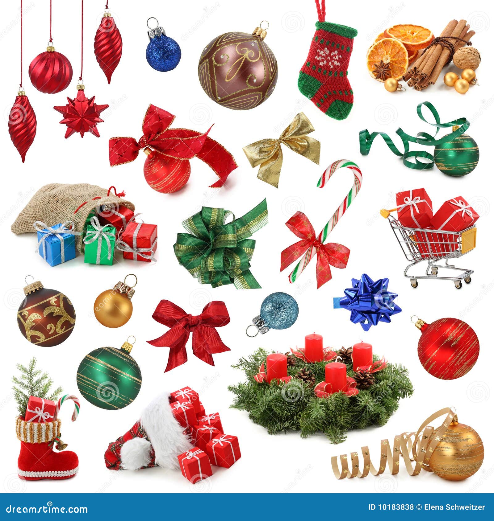 Christmas collection stock photo. Image of gift, decoration - 10183838