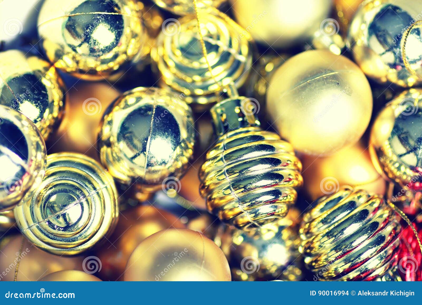 Christmas Color Ball in a Box Stock Photo - Image of celebration ...