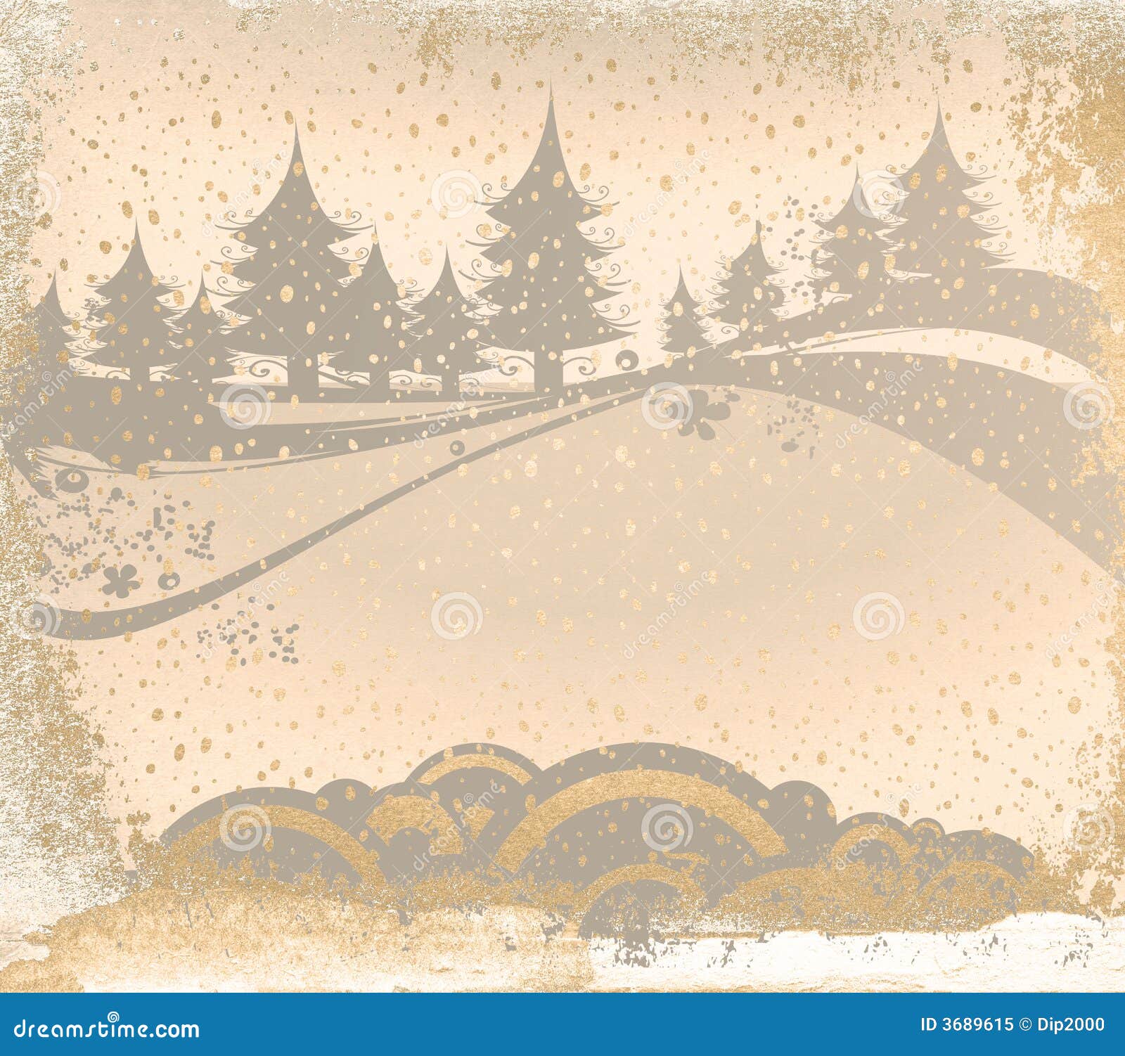Christmas composition stock illustration. Illustration of nature - 3689615
