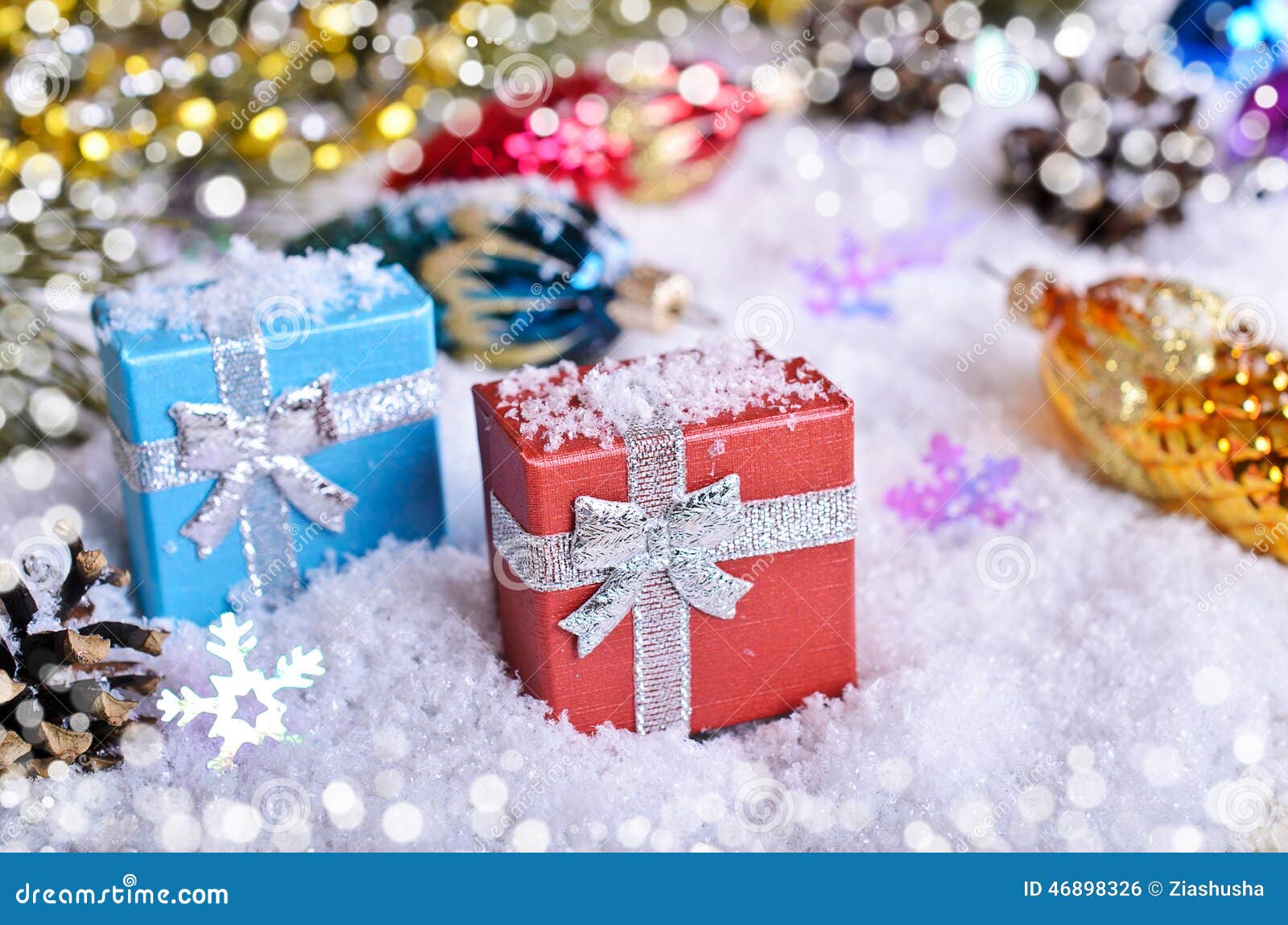 Christmas composition stock photo. Image of bright, season - 46898326
