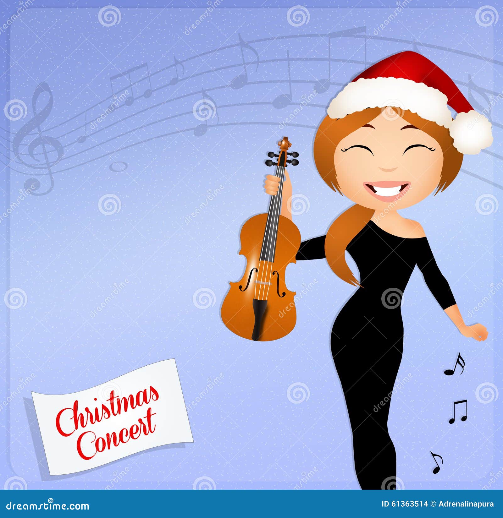 Symphonies Christmas Royalty-Free Illustration | CartoonDealer.com ...