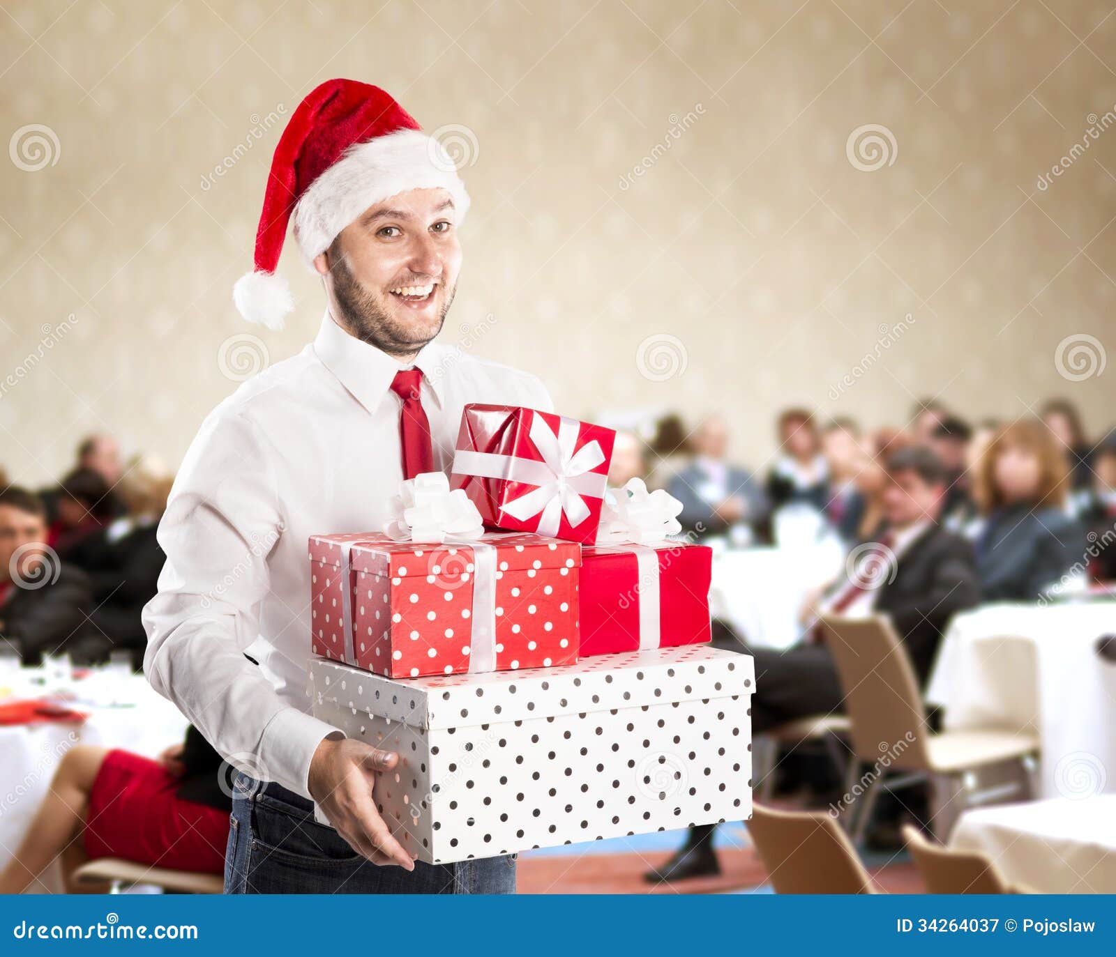 Christmas conference stock image. Image of group, celebrate - 34264037