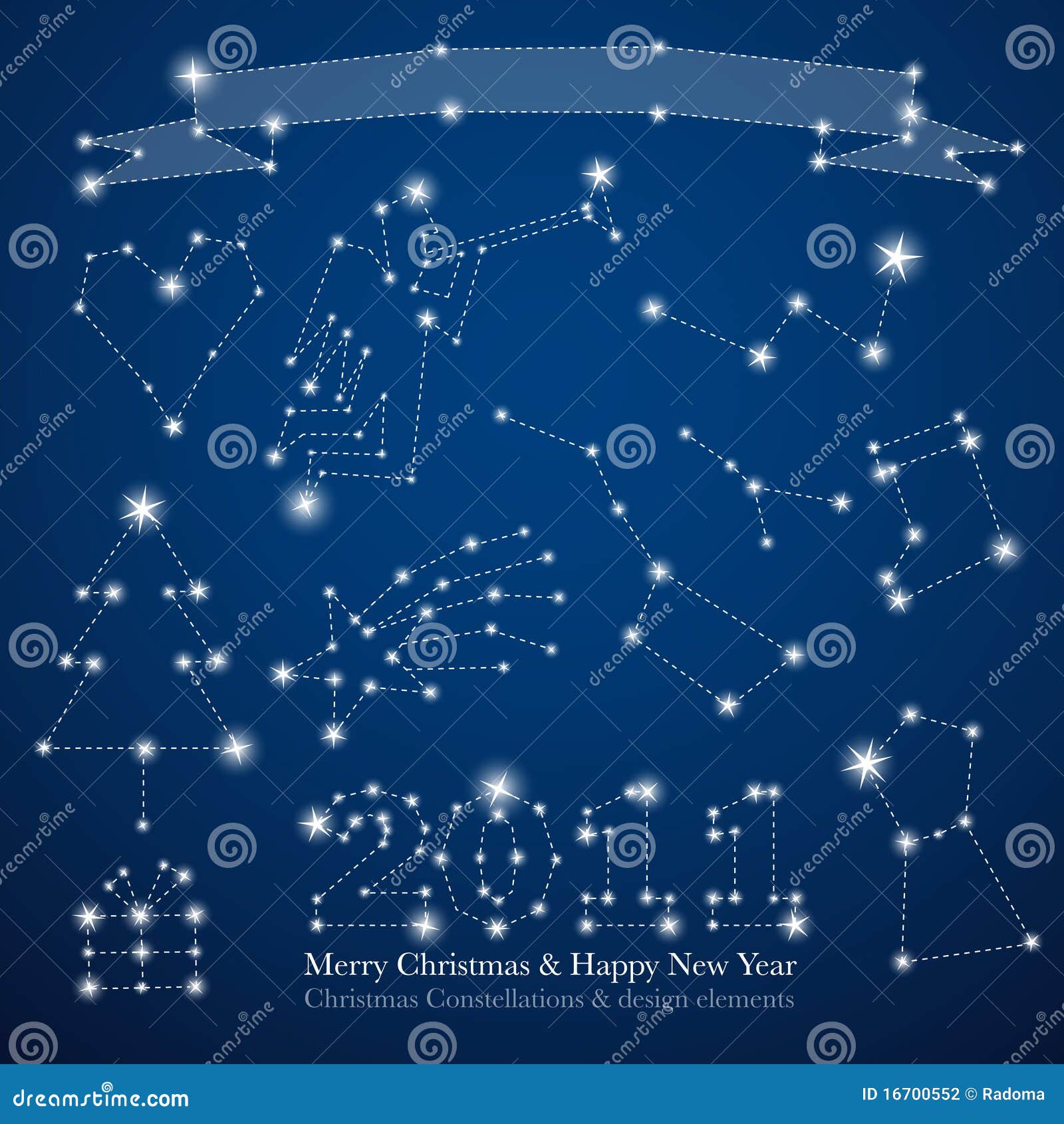 Christmas constellations stock vector. Illustration of christmas - 16700552