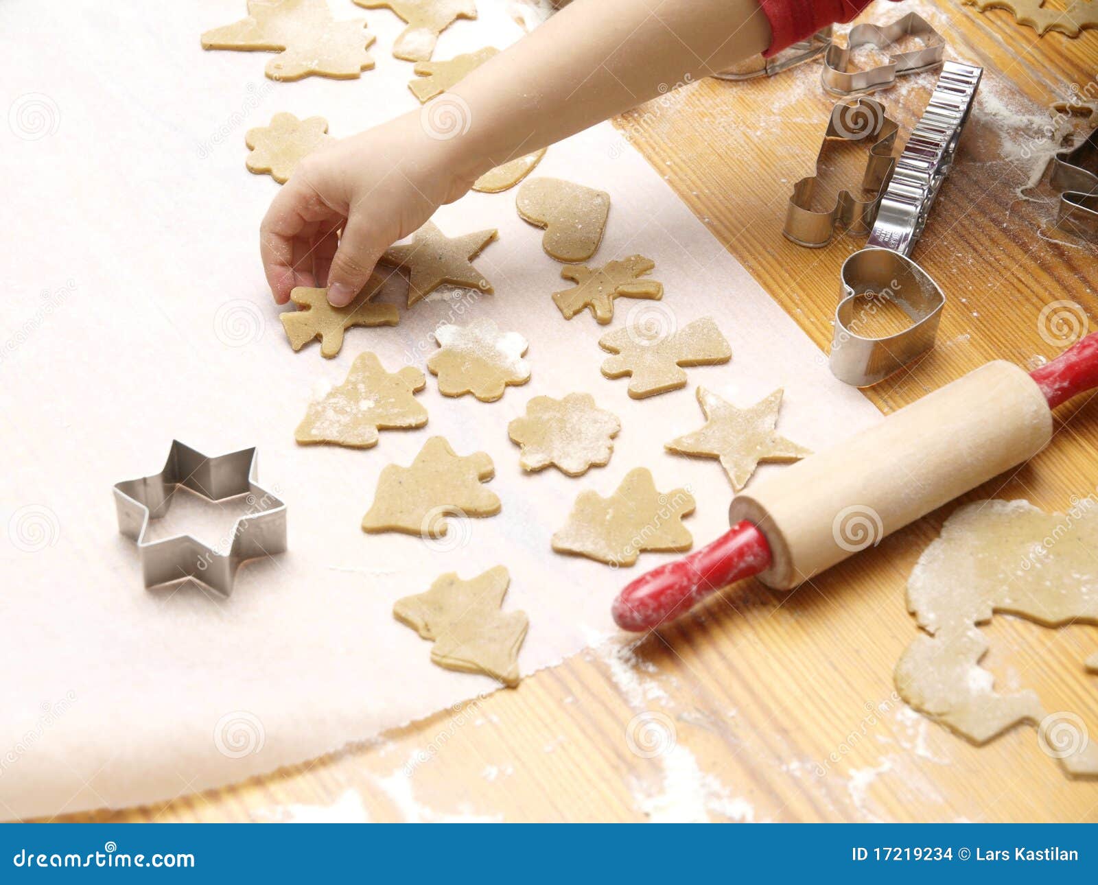 Christmas Cookie Baking stock photo. Image of baking - 17219234