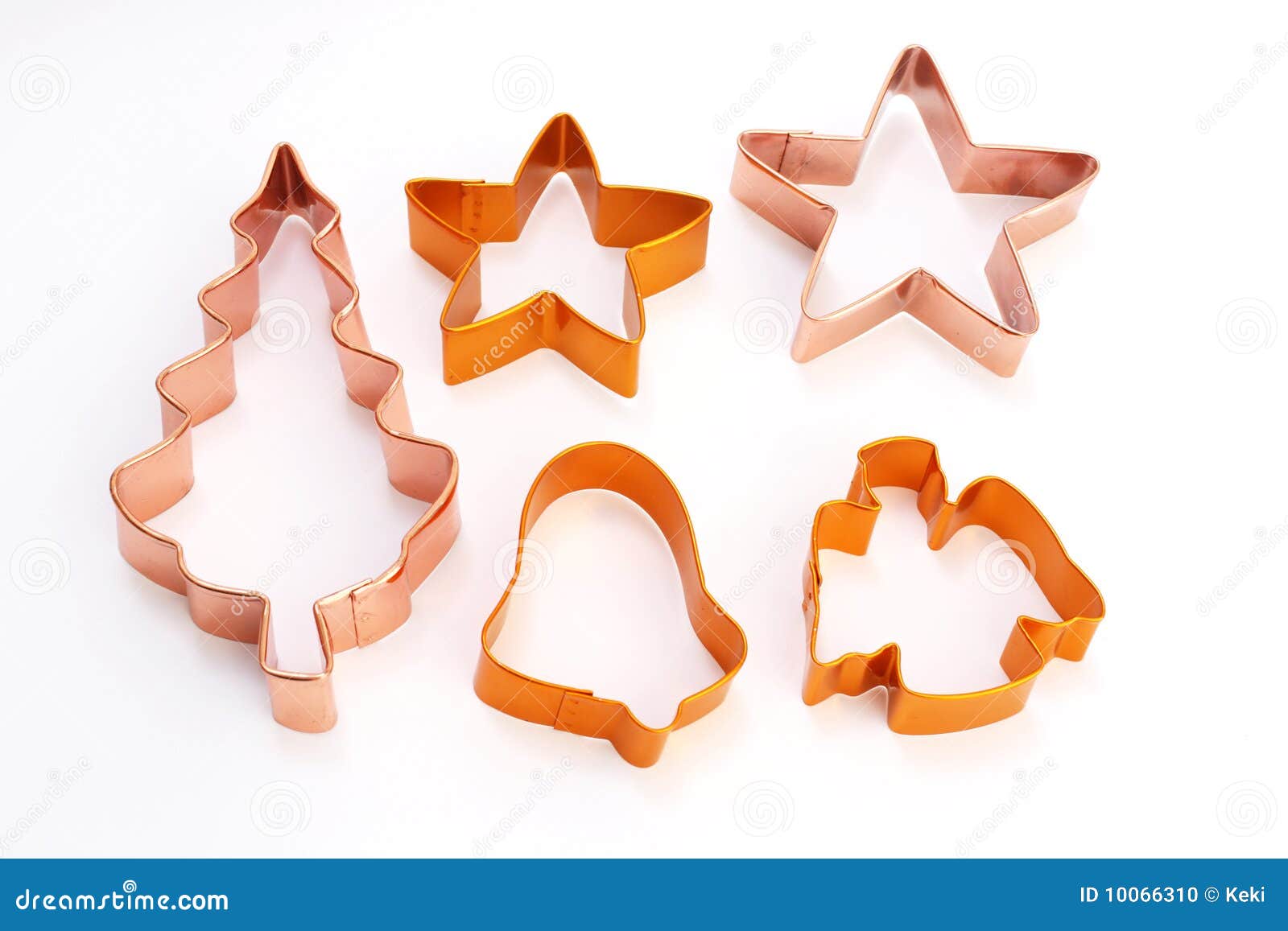 Christmas cookie cutters stock photo. Image of stars - 10066310