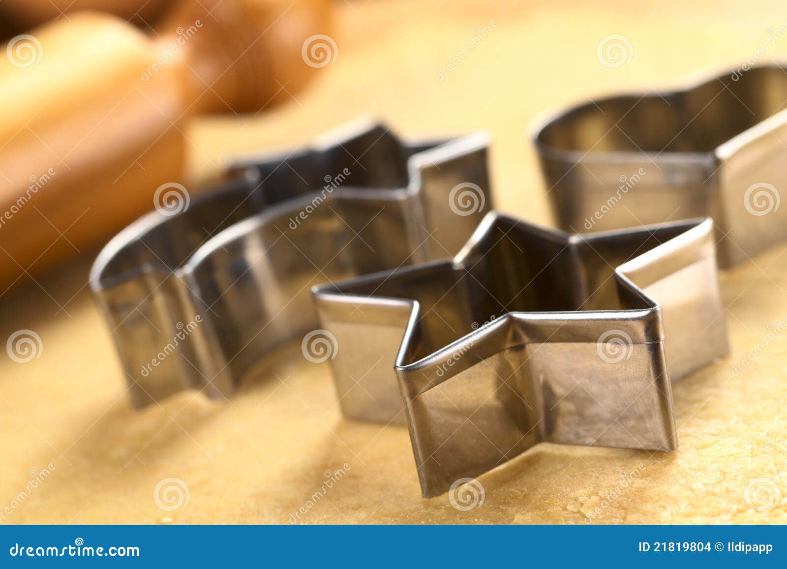 Christmas Cookie Cutters stock photo. Image of baking - 21819804