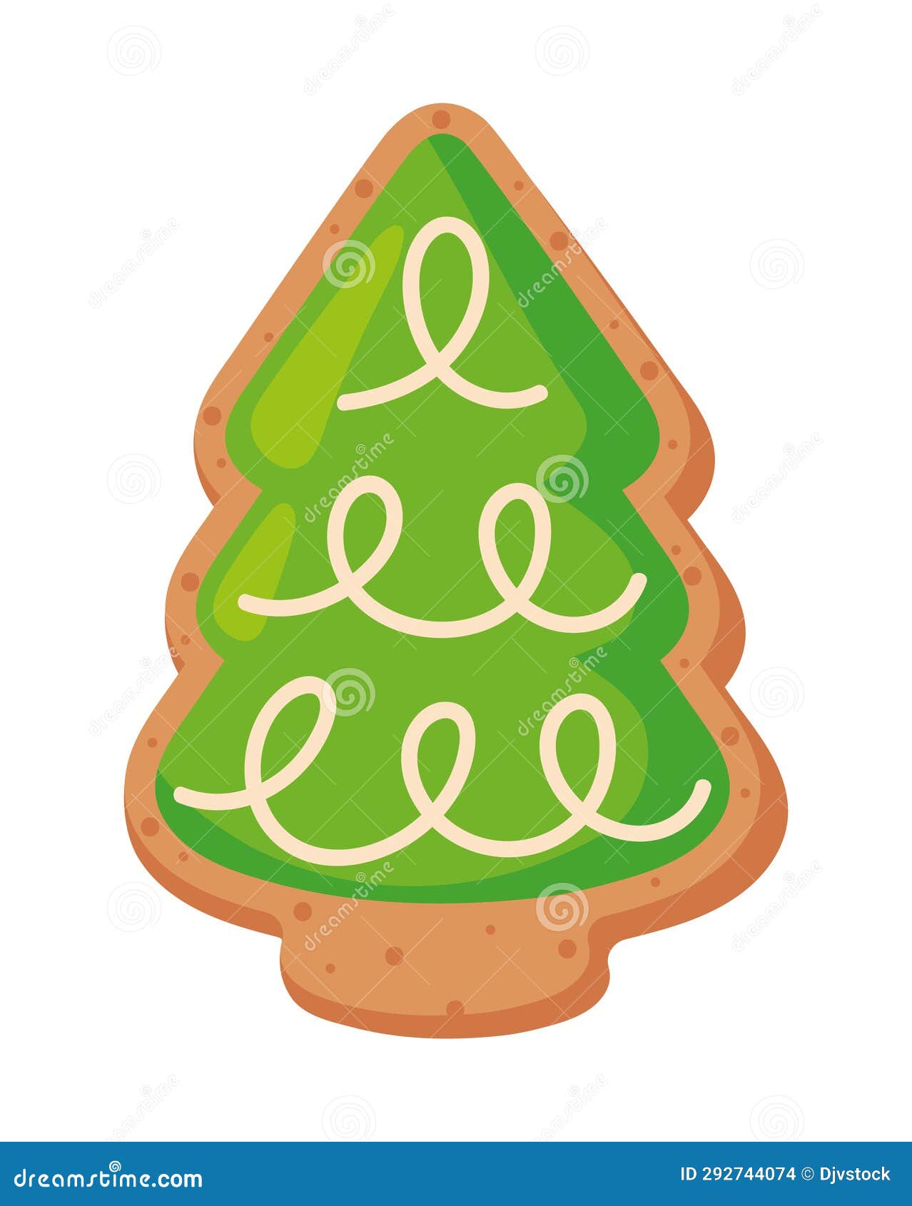 Christmas cookie tree stock vector. Illustration of party - 292744074