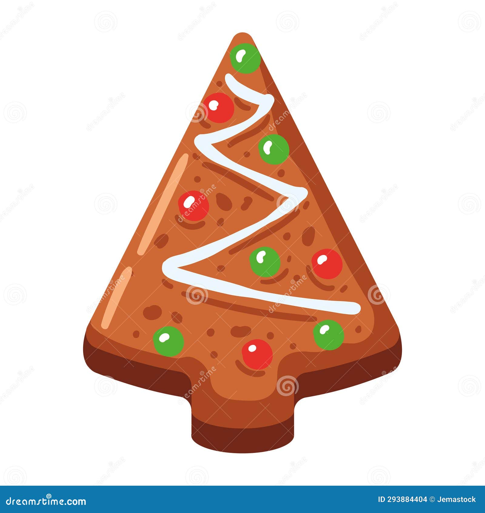 Christmas cookie tree stock vector. Illustration of sweet - 293884404