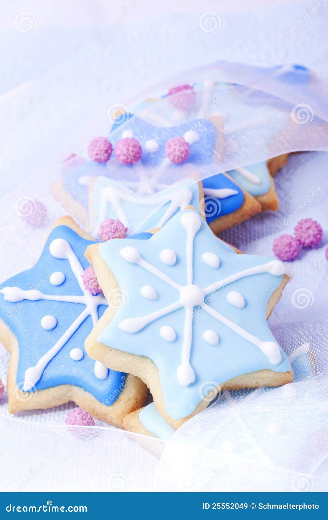 Christmas Cookies Blue Stars Stock Image - Image of xmas, spirit: 25552049