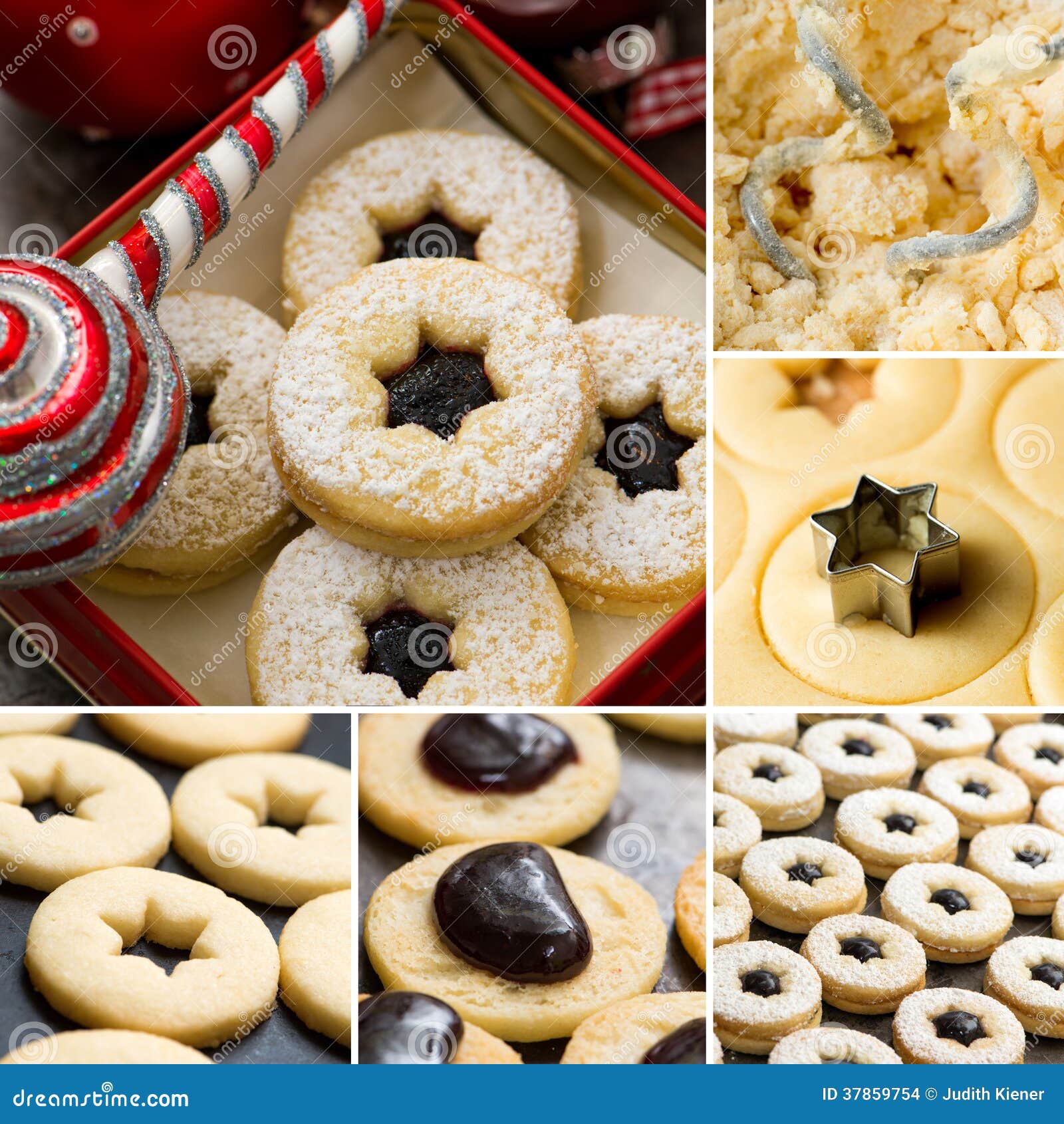 Christmas cookies collage stock photo. Image of christmas - 37859754
