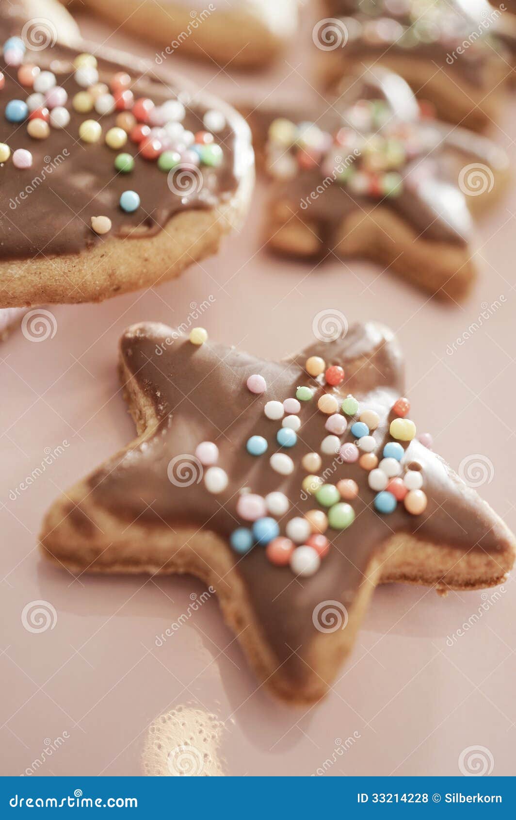 Christmas Cookies in Different Shapes Stock Photo - Image of sweet ...